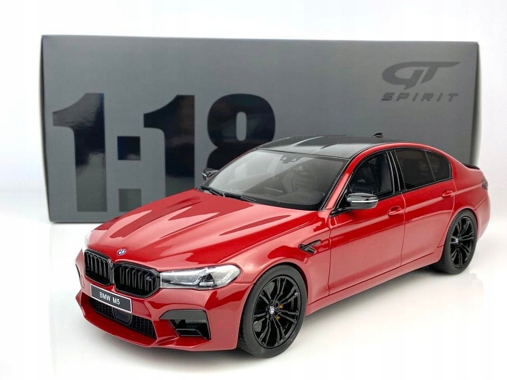 BMW M5 (F90) Competition 2020 Red GT Spirit 1:18 - 12305922922 - oficjalne archiwum Allegro