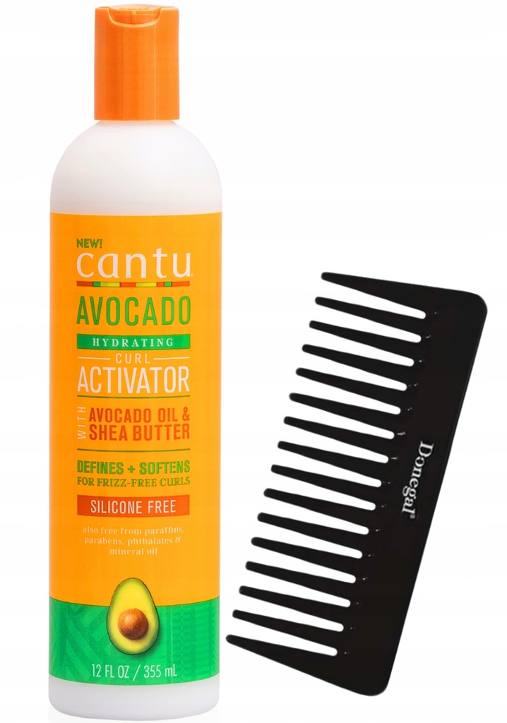 CANTU CURL ACTIVATOR AKTYWATOR SKRĘTU + GRZEBIEŃ - 11589911182 ...