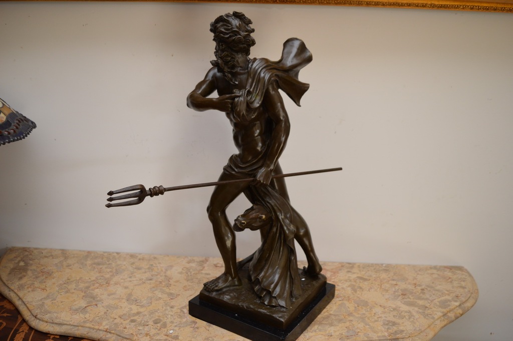 NEPTUN - MITOLOGIA - FIGURA Z BRĄZU -DUŻA - 7413461986 - oficjalne ...