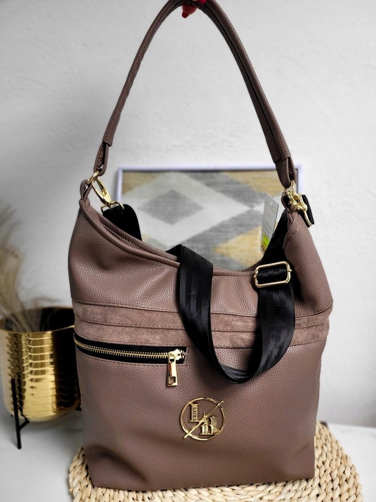 LAURA BIAGGI TORBA TOREBKA WOREK SHOPPER beż - 13030301987 - oficjalne archiwum Allegro