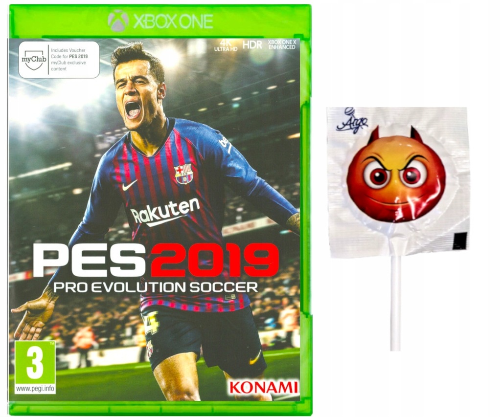 Gra sport PES PRO EVOLUTION SOCCER 2019 XBOX ONE - 12663763869 - oficjalne archiwum Allegro