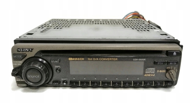 Radio samochodowe Sony CDX-2500R - 8813531474 - oficjalne archiwum Allegro