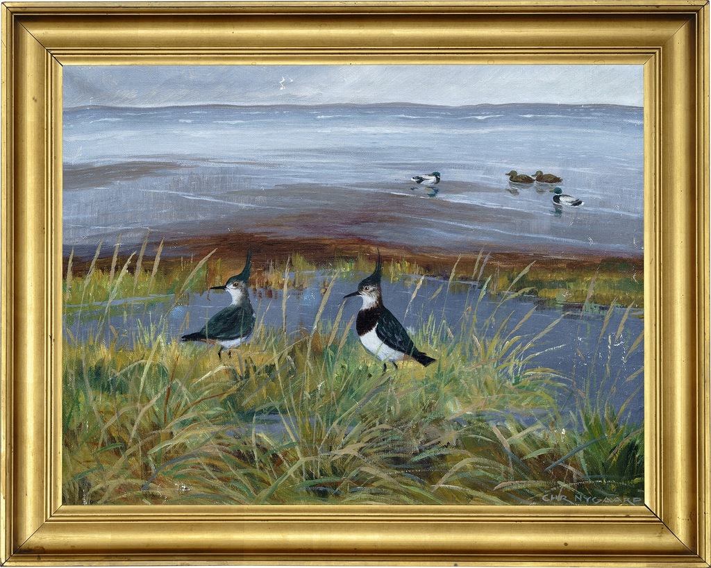 PTAKI CHRISTIAN NYGAARD STARY OBRAZ OLEJNY CENNY - 12082879075 ...