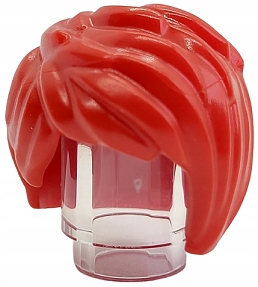 LEGO Włosy - Damskie, krótkie 37823 Czerwone NOWE - 12063060327 ...