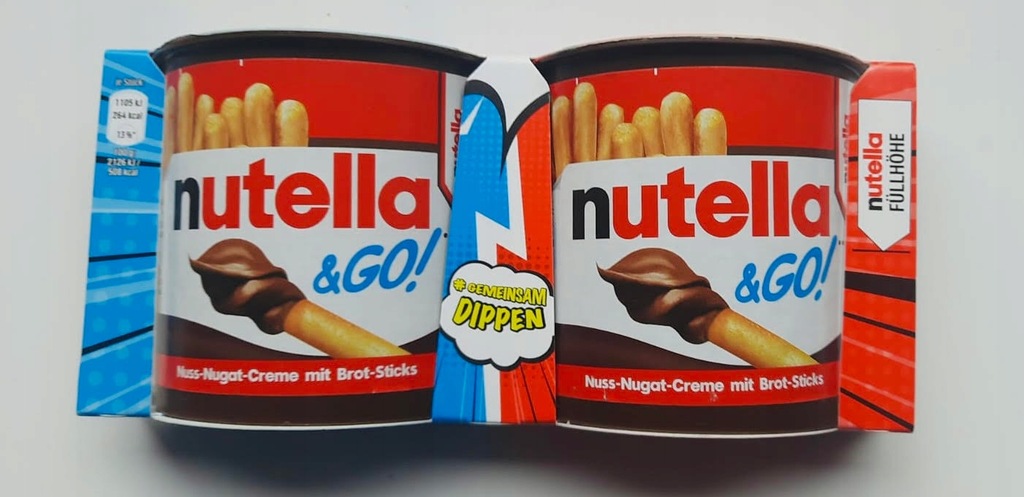 Krem do smarowania Nutella & GO 2 x 39 g DE - 12886296584 - oficjalne ...