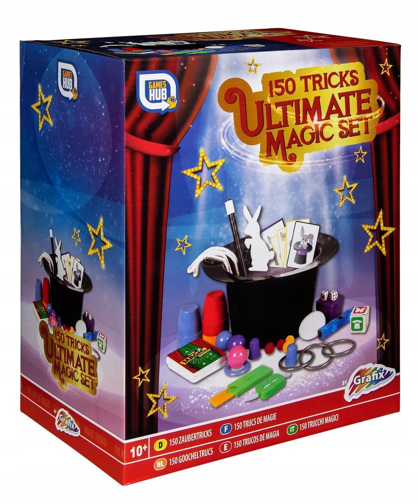 MEGA ZESTAW 150 SZTUCZEK MAGICZNY KAPELUSZ - 10569774124 - oficjalne ...