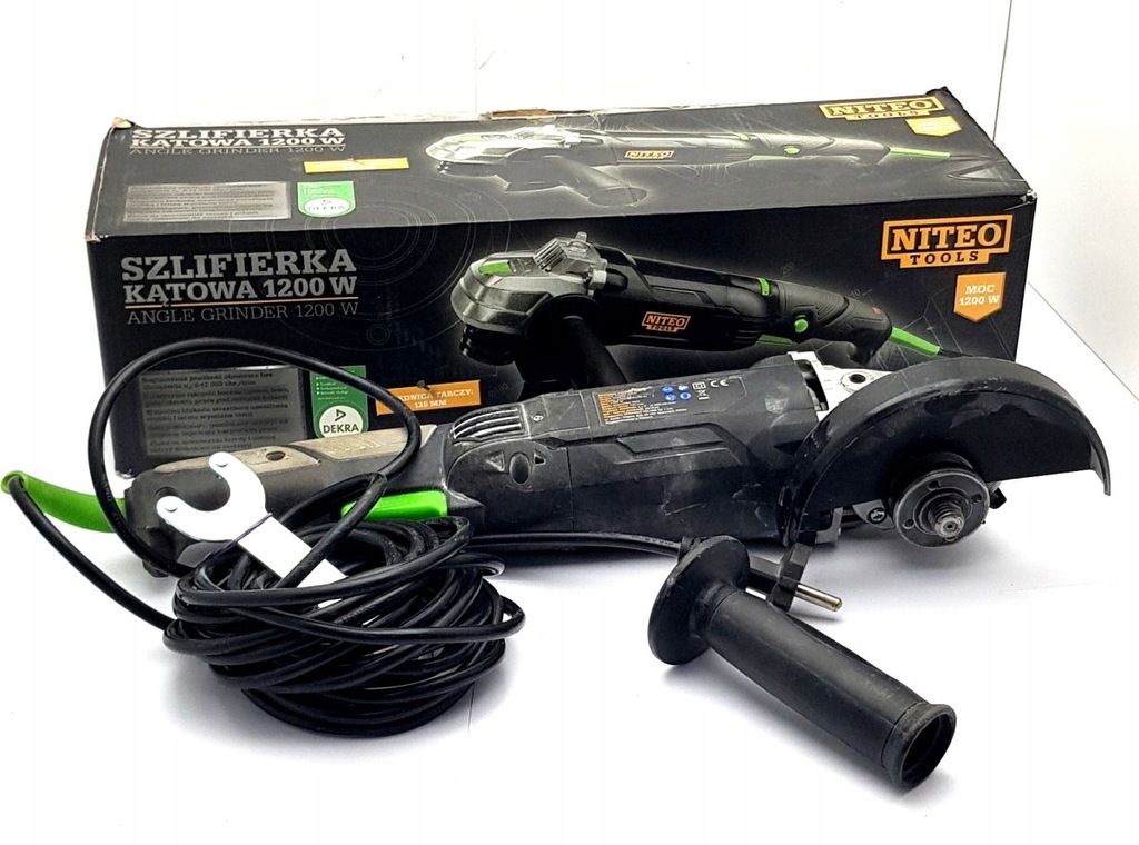 Szlifierka kątowa Angle Grinder 1200W Niteo - 13144880510 - oficjalne archiwum Allegro