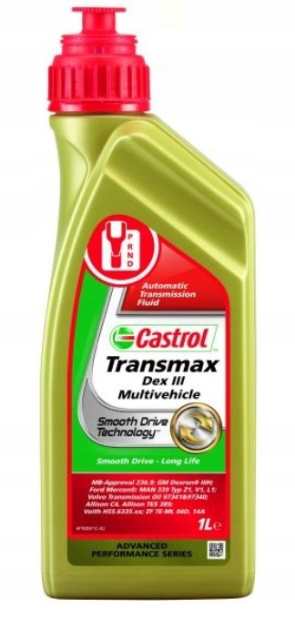 OLEJ CASTROL PRZEKŁADNIOWY TRANSMAX ATF DEX III - 12725477607 ...