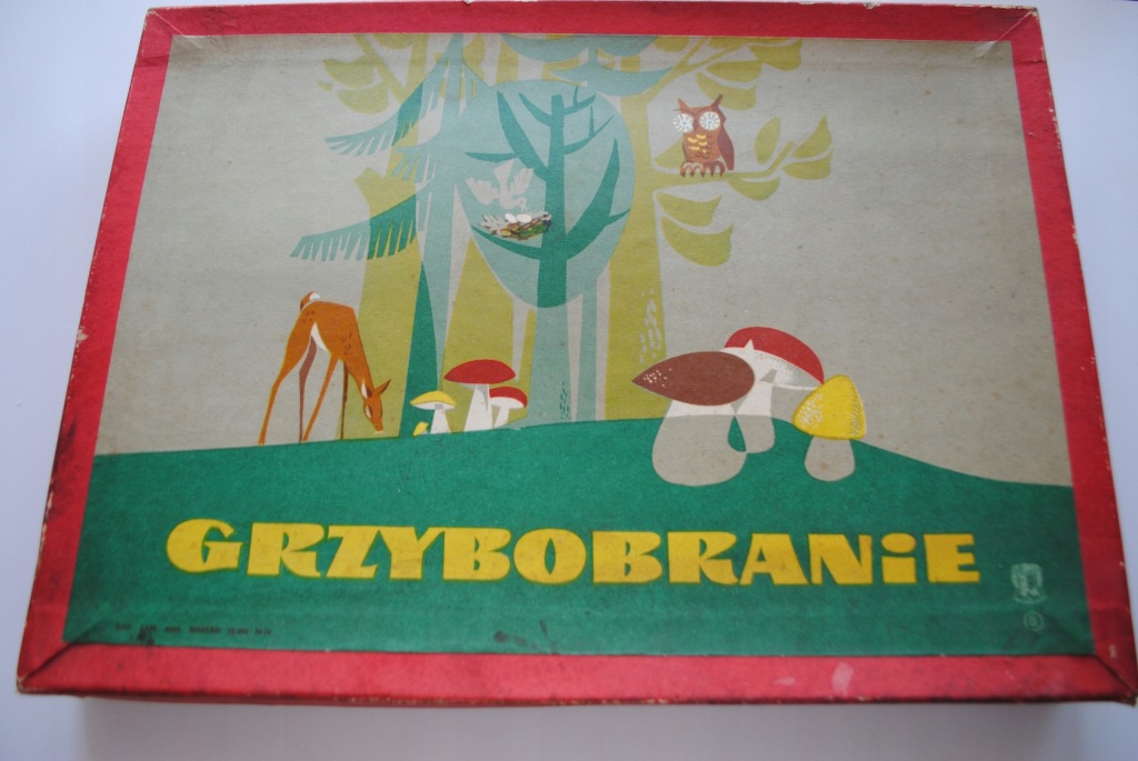 Stara GRA planszowa ZABAWKA PRL GRZYBOBRANIE - 14765435115 - oficjalne ...