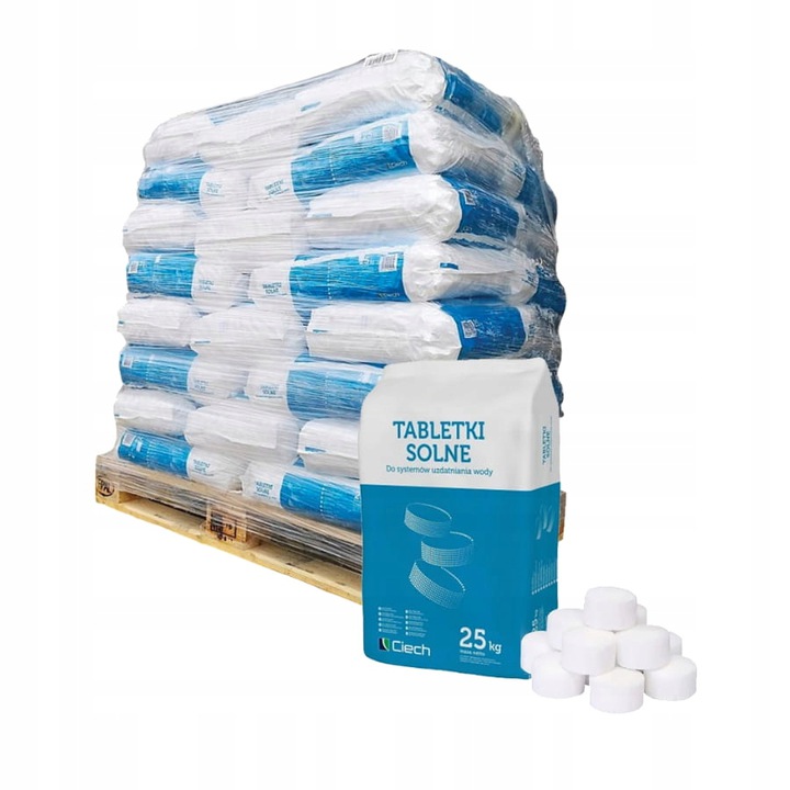 Tabletki solne sól Ciech zmiękczacz wody 1000 kg - 12842724696 ...
