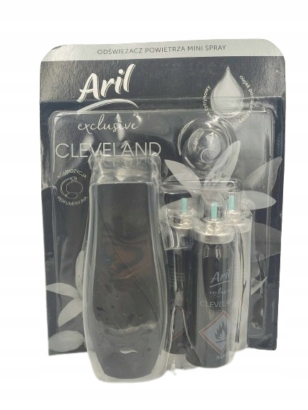 Aril Exclusive Cleveland Odświeżacz Spray 3x15ml - 14220425685 ...
