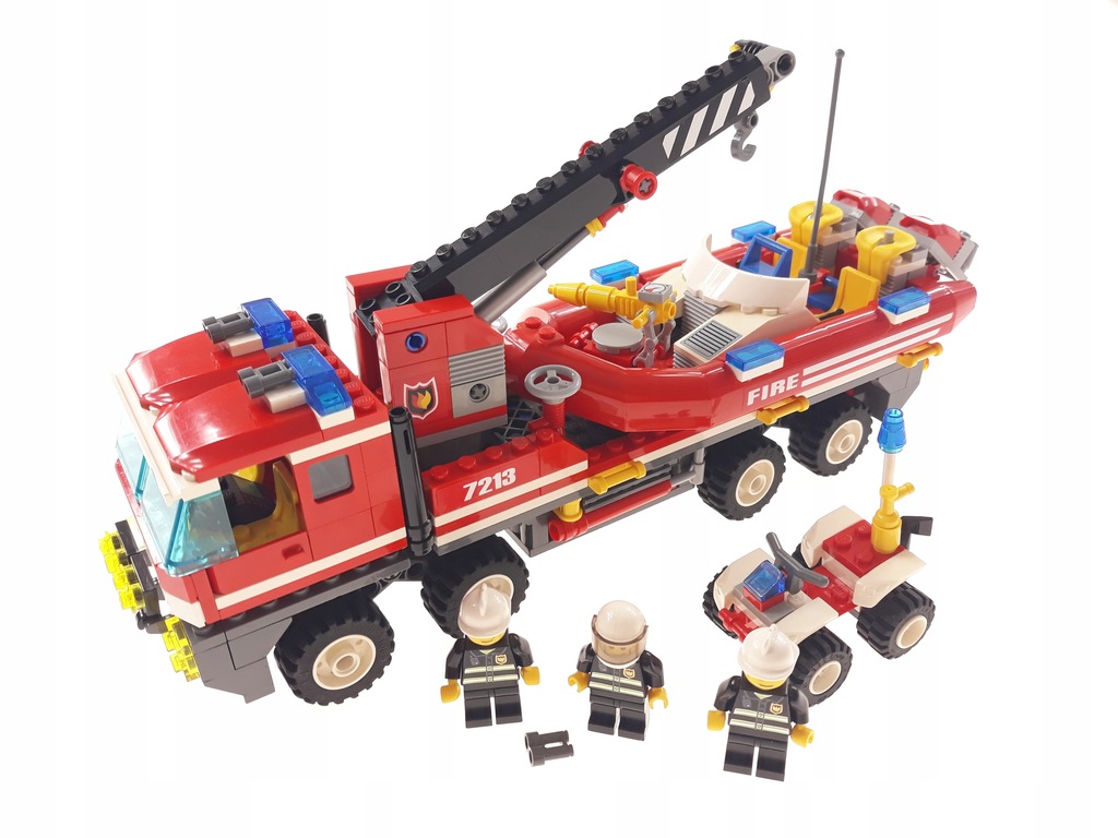Lego City 7213 Off-Road Fire Truck & Fireboat - 11892734973 - oficjalne ...