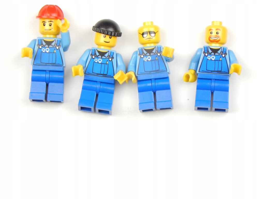 LEGO LUDZIKI 4X MECHANIK CITY MIASTO FIGURKA - 13053957828 - oficjalne ...