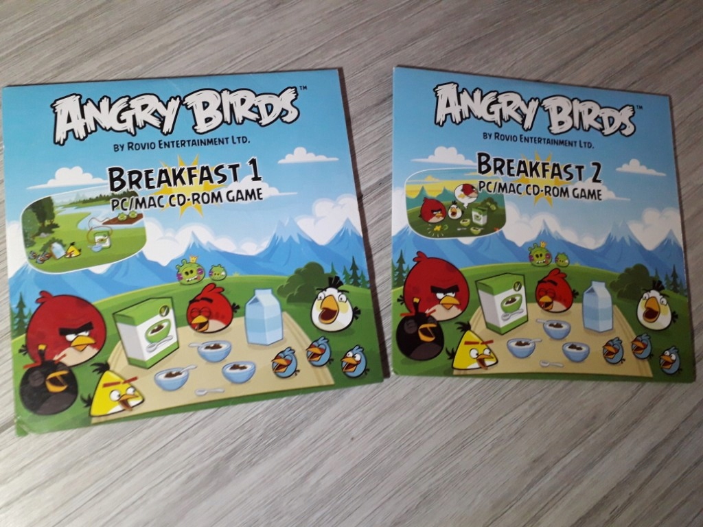 ANGRY BIRDS - BREAKFAST 1 i 2 PC - 7797443127 - oficjalne archiwum Allegro