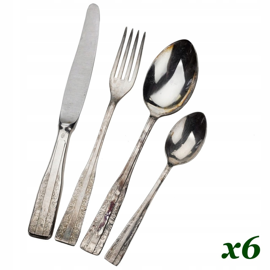 HEFRA WZÓR WSCHODNI KOMPLET SZTUĆCÓW OBIADOWYCH 24 - 13110073914 ...