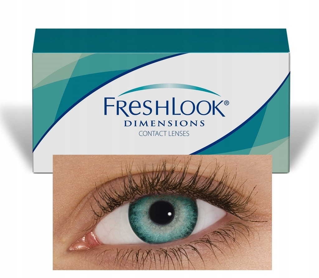 SOCZEWKI KOLOROWE FreshLOOK Dimensions Zerówki - 10176493049 ...