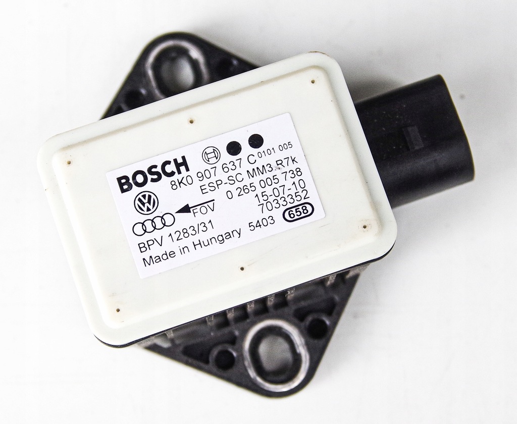 Sensor Czujnik Esp Audi A4 B8 A5 8k0907637c 12590534605 Oficjalne