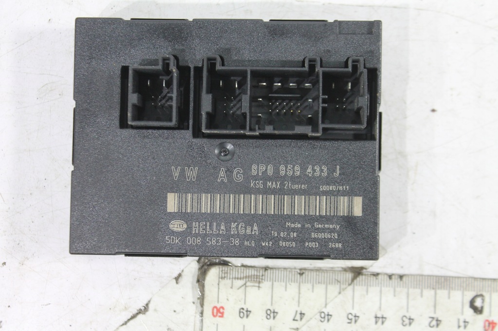 MODUŁ STEROWNIK KOMFORTU 8P0959433J AUDI A3 8P 03- - 12385212349 ...