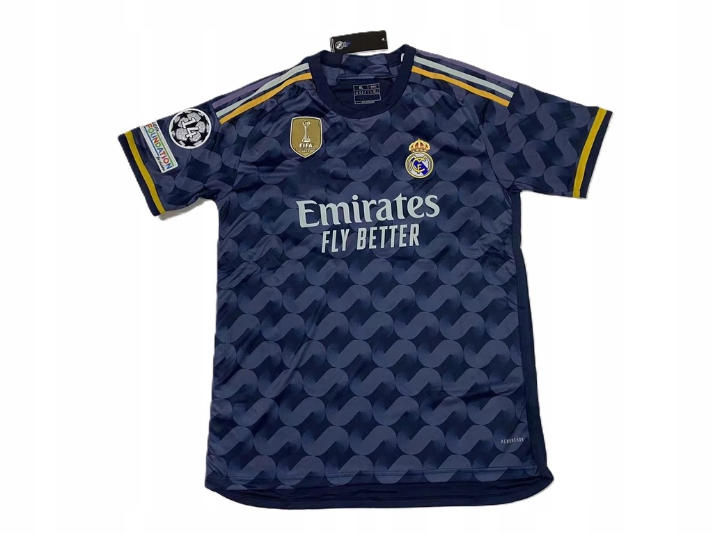 KOSZULKA REAL MADRYT AWAY 2023/2024 FAN 2XL - 15189235299 - oficjalne archiwum Allegro