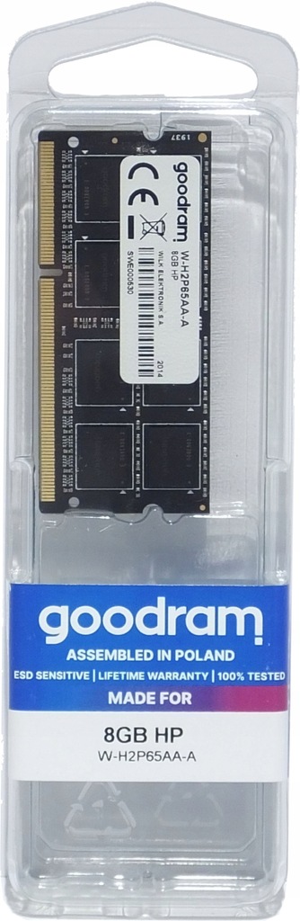 Pamięć RAM DDR3 Goodram W-H2P65AA-A 8 GB - 14861038081 - oficjalne archiwum Allegro