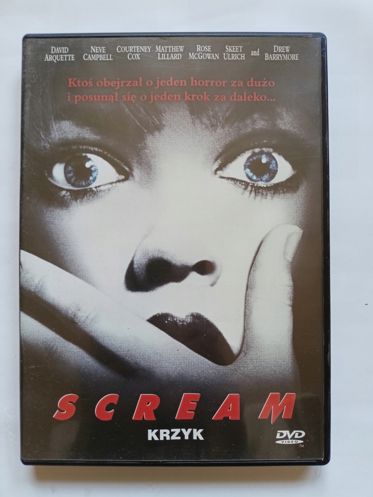 Film Krzyk (1996) (Scream) - DVD płyta DVD - 13979322915 - oficjalne archiwum Allegro