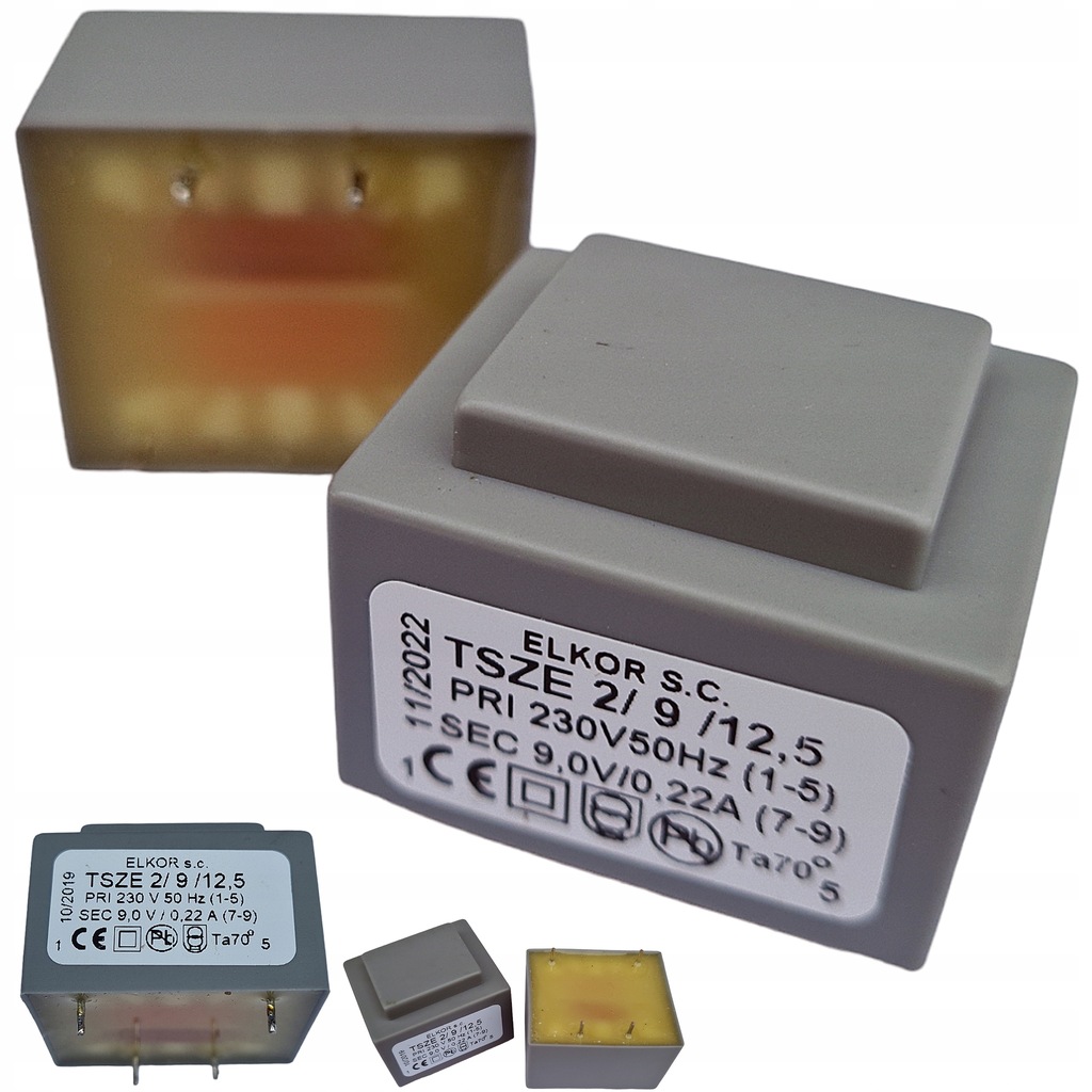 Transformator Zalewany ELKOR TSZE 2/9/12,5 POLSKI - 13856813986 - oficjalne archiwum Allegro