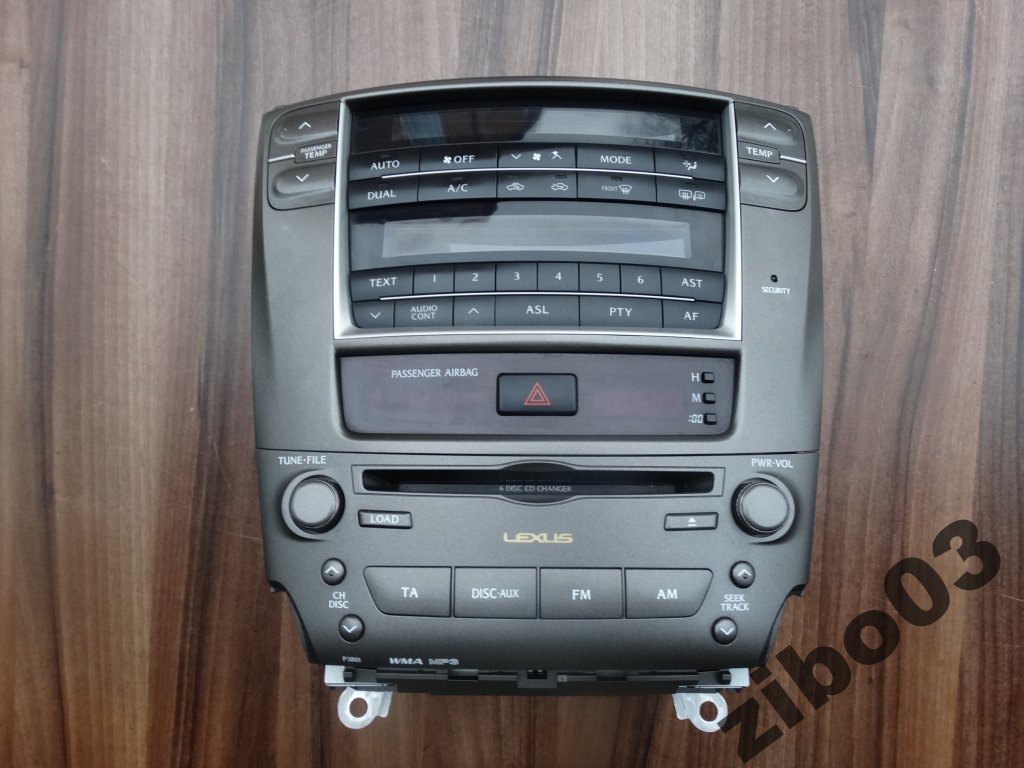 LEXUS IS220 IS250 PANEL STEROWANIA RADIO CD SUPER - 6122185042 ...