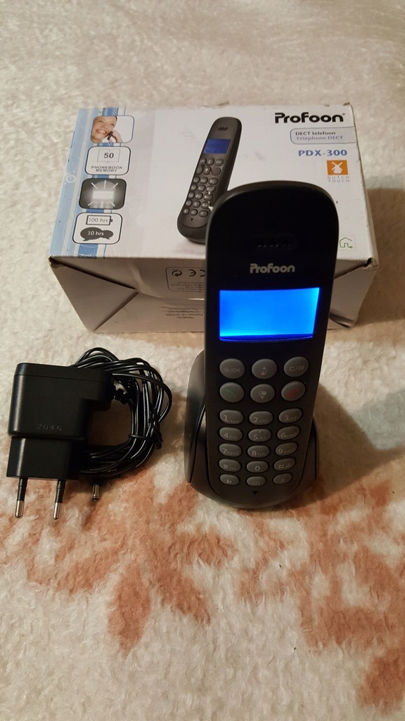 Telefon Stacjonarny bezprzewodowy ProFoom PDX-300 - 13462356608 ...