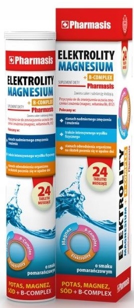Pharmasis Elektrolity magnez + witamina B complex - 13736715276 - oficjalne archiwum Allegro