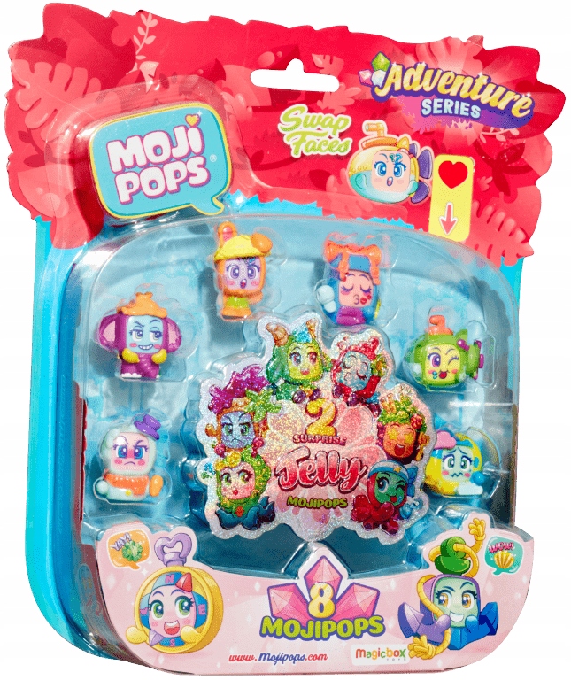 MOJI POPS SERIA JELLY ZESTAW 8 FIGUREK 8PAK 0301 - 12926227231 ...