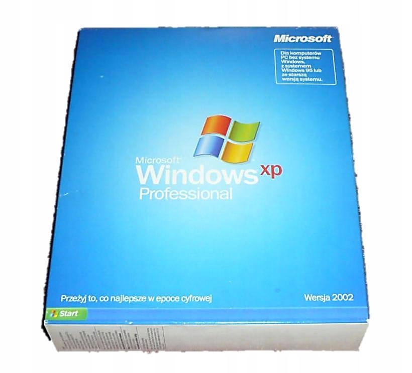 ORYGINALNY Windows XP Professional BOX POLSKI - 9977802291 - oficjalne ...