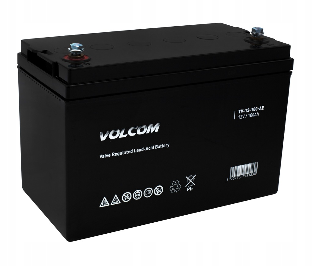 Akumulator żelowy AGM do łodzi łódki 12V 100Ah - 11784222467 - oficjalne archiwum Allegro