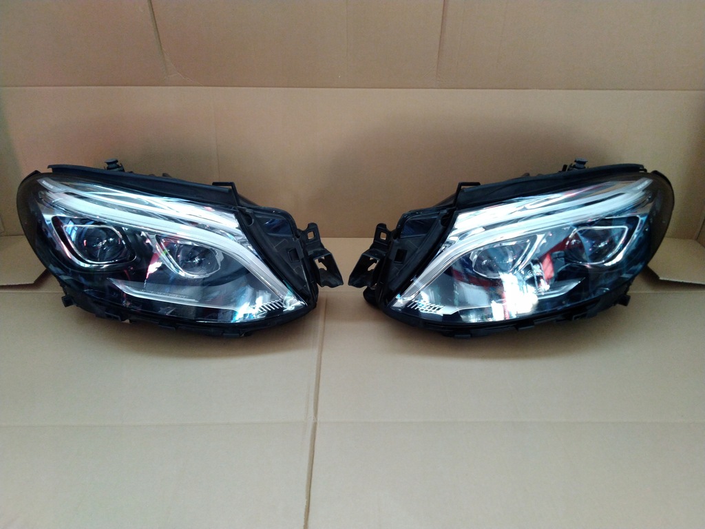 MERCEDES GLE W292 A1669062103 LAMPY FULL LED PRZÓD - 9117286225 ...