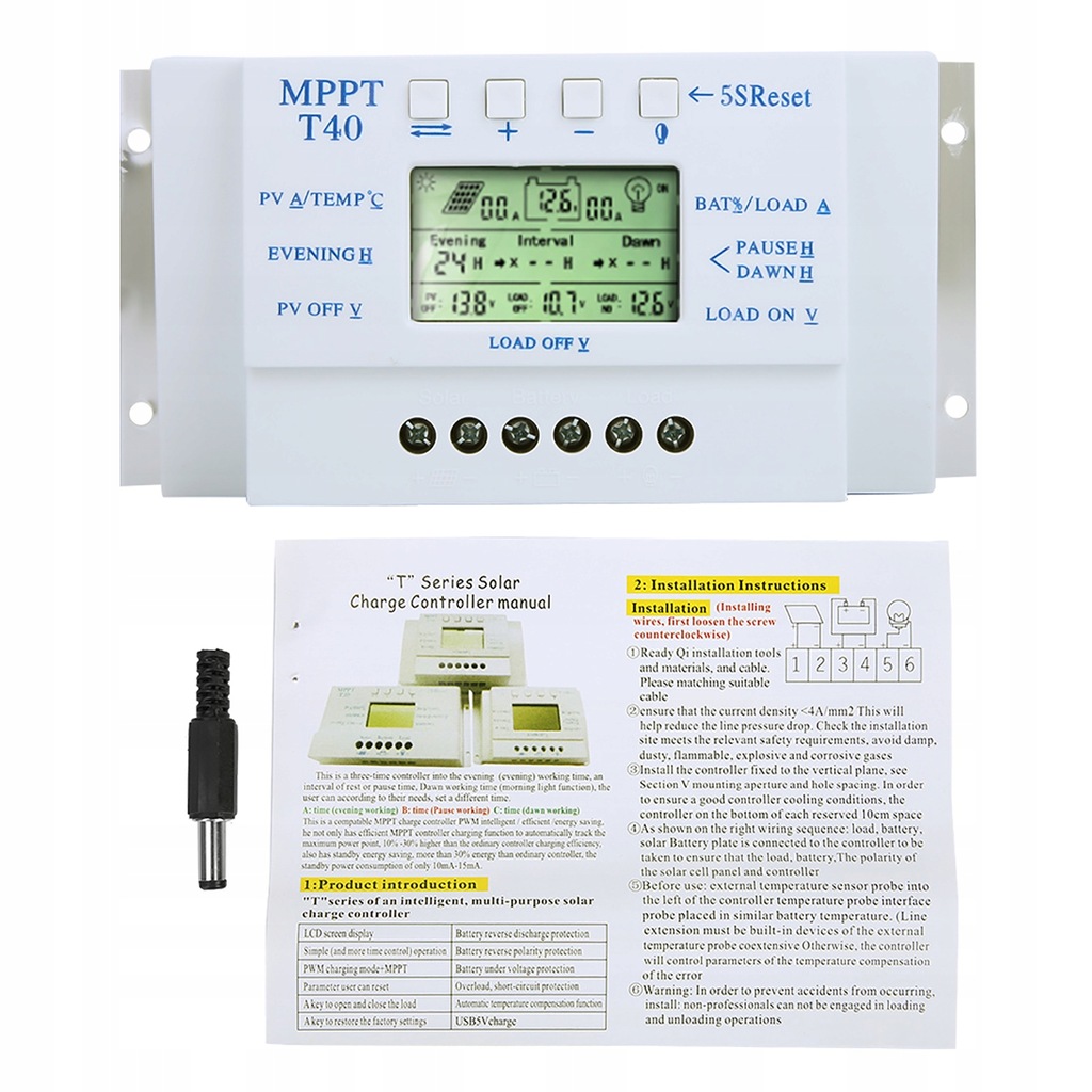 REGULATOR ŁADOWANIA SOLARNY MPPT PWM 12V 24V 40A - 13583356193 ... REGULATOR ŁADOWANIA SOLARNY MPPT PWM 12V 24V 40A - 13583356193 ...
