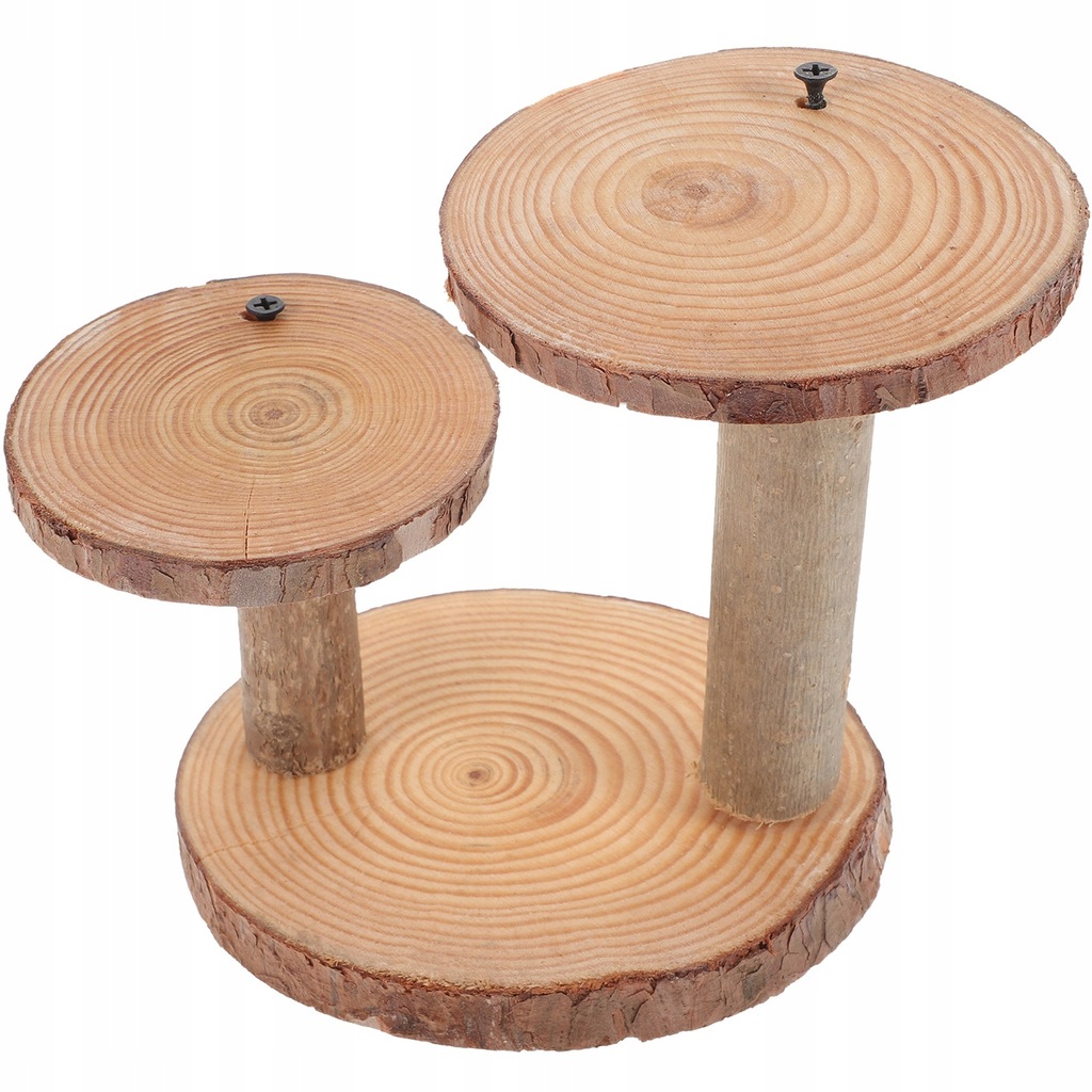 Wood Riser Display Multiple Pot Plant Stand Two- - 14376338638 ...