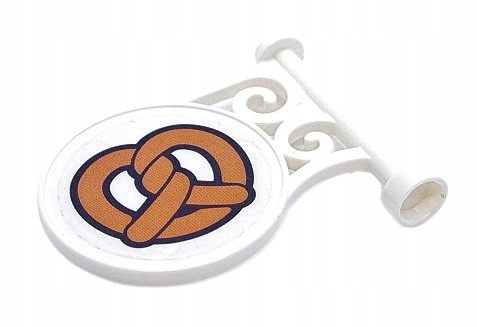 LEGO Szyld 13459 z naklejką Zegar / Piekarnia NOWY - 11446970916 ...