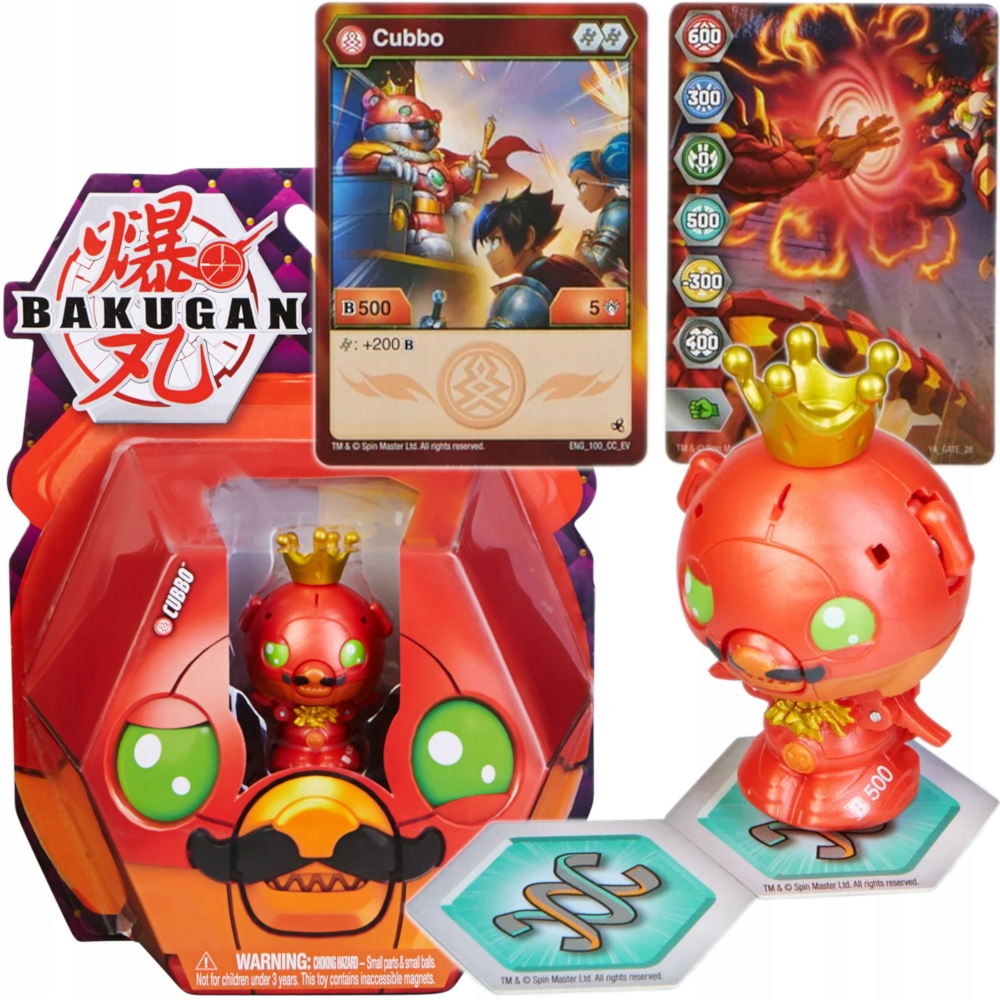 BAKUGAN CZERWONY PYRUS KING CUBBO SPIN MASTER - 14340206630 - oficjalne ...