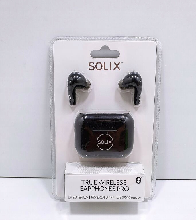 SŁUCHAWKI SOLIX BLUETOOTH CZARNE - 11826053600 - oficjalne archiwum Allegro