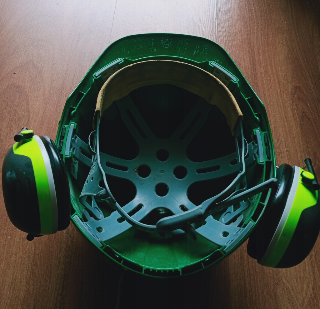 KASK OCHRONNY NAUSZNIKI - ZIELONY 3M PELTOR - 12673281633 - oficjalne ...