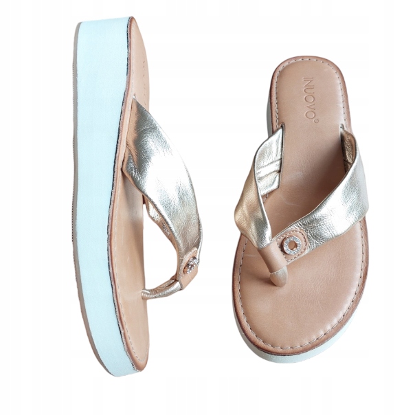 sandały na grubej platformie Inuovo klapki 37 - 13648156405 - oficjalne archiwum Allegro