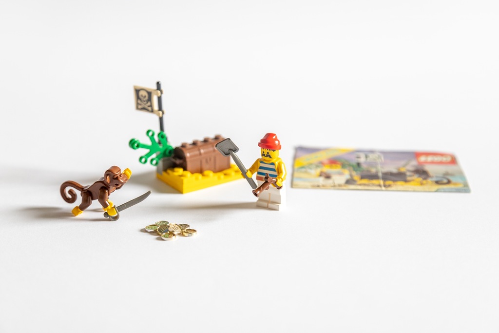 Lego 6235 Buried Treasure idealny stan Vintage PRL - 12582252226 ...