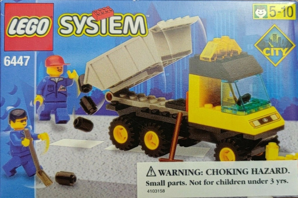 LEGO Town City 6447 Dumper ciężarówka wywrotka - 11307560762 ...