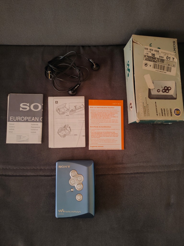 Walkman Sony WM-EX 501 niebieski - 13545593080 - oficjalne archiwum Allegro