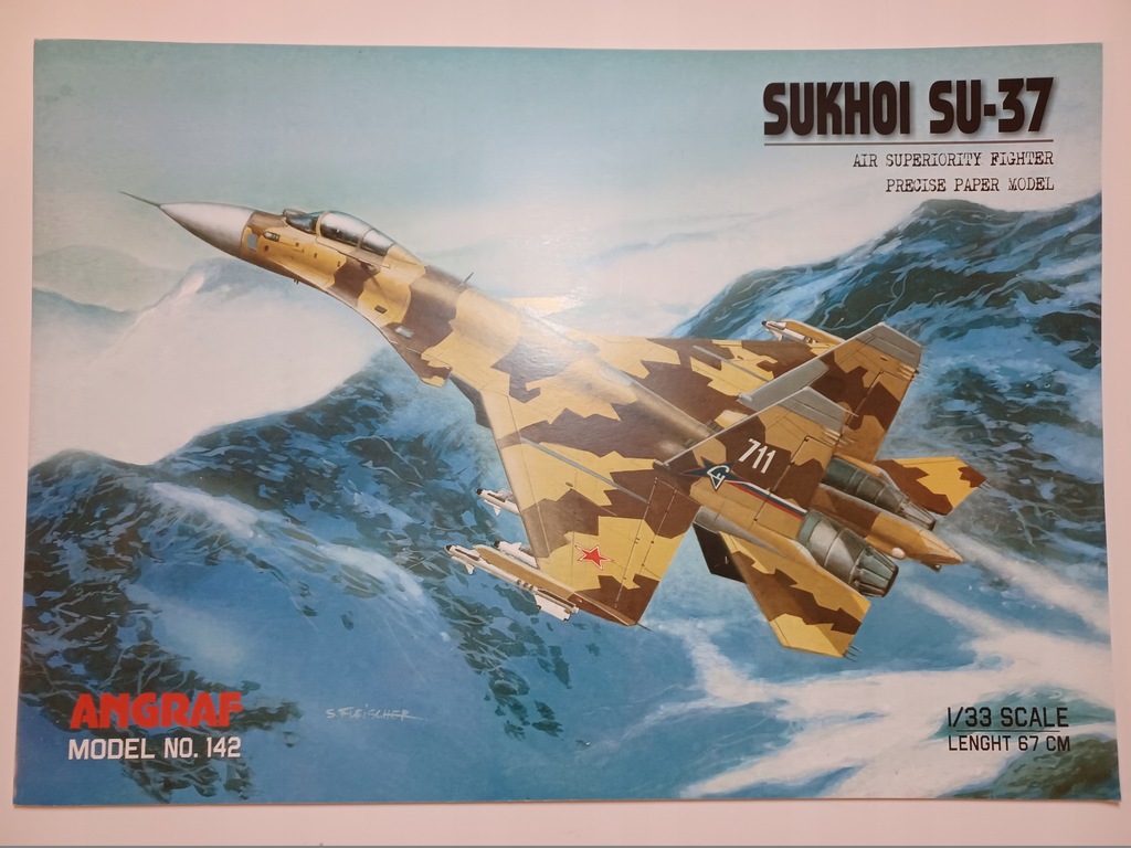 Samolot myśliwski SUKHOI SU-37 ANGRAF nr 142 - 12714437054 - oficjalne ...