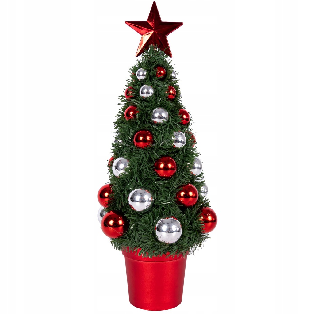 MALUTKA CHOINECZKA CHOINKA Z BOMBKAMI 16 CM KOLOR - 11465743579 ...