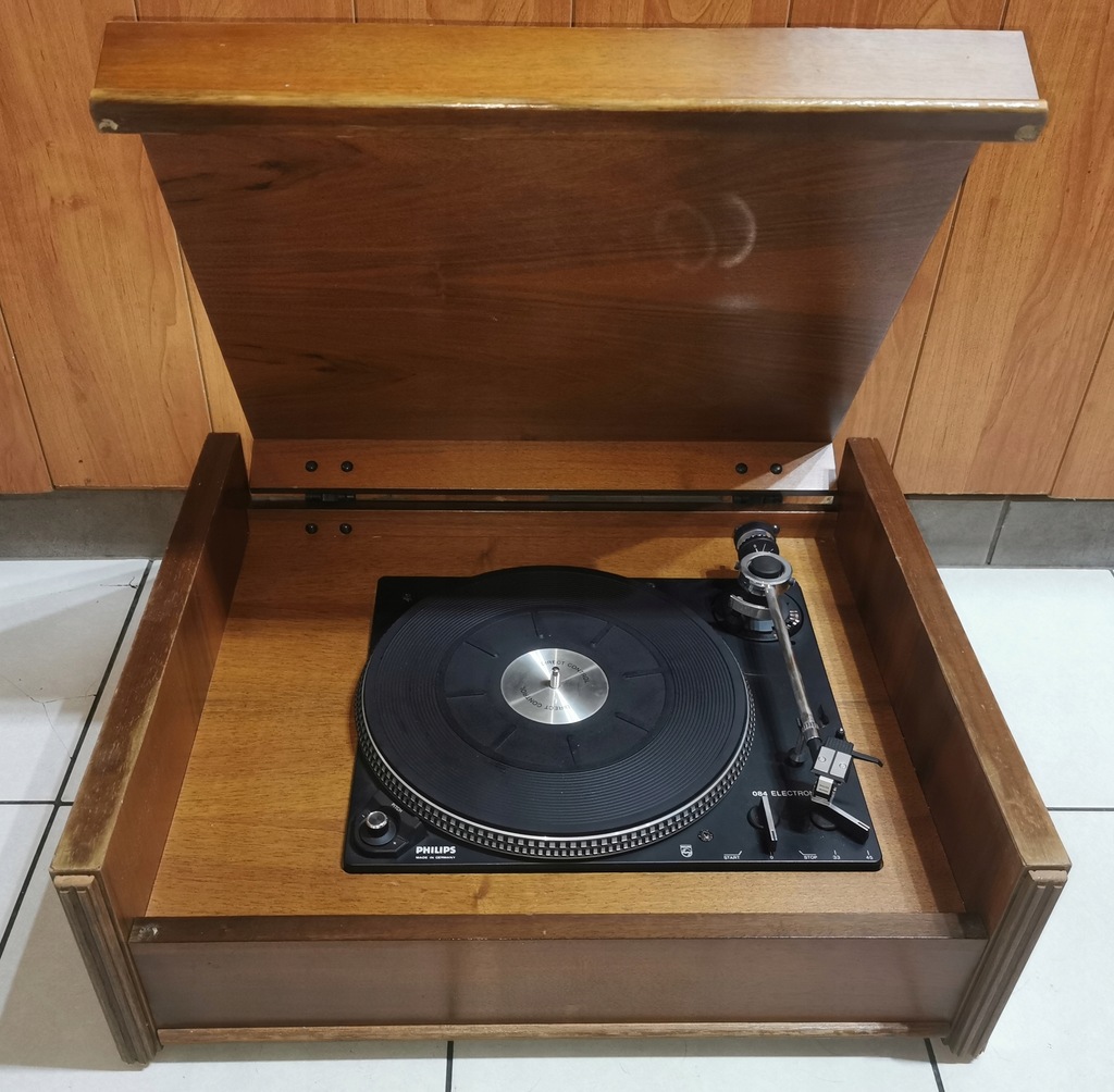 Gramofon PHILIPS 084 Electronic #W pełni sprawny# - 13775480817 ...