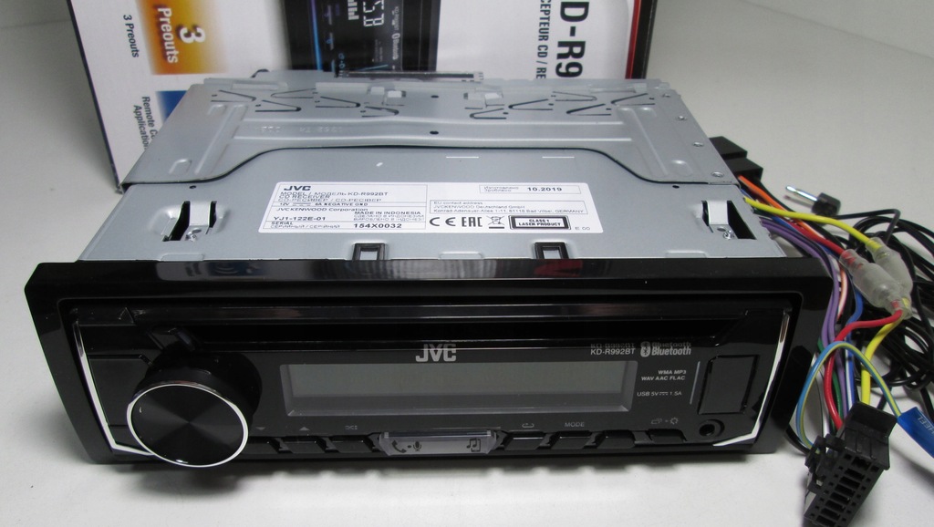 Radioodtwarzacz JVC KD-R992BT 1-DIN 4X50 W - 11233124842 - oficjalne archiwum Allegro