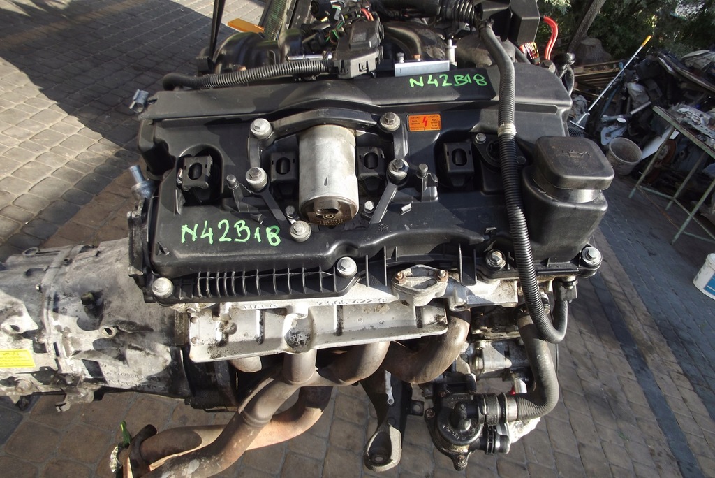Silnik BMW N42B18 kompletny E46 VALVETRONIC 1,8L - 8282676573 ...