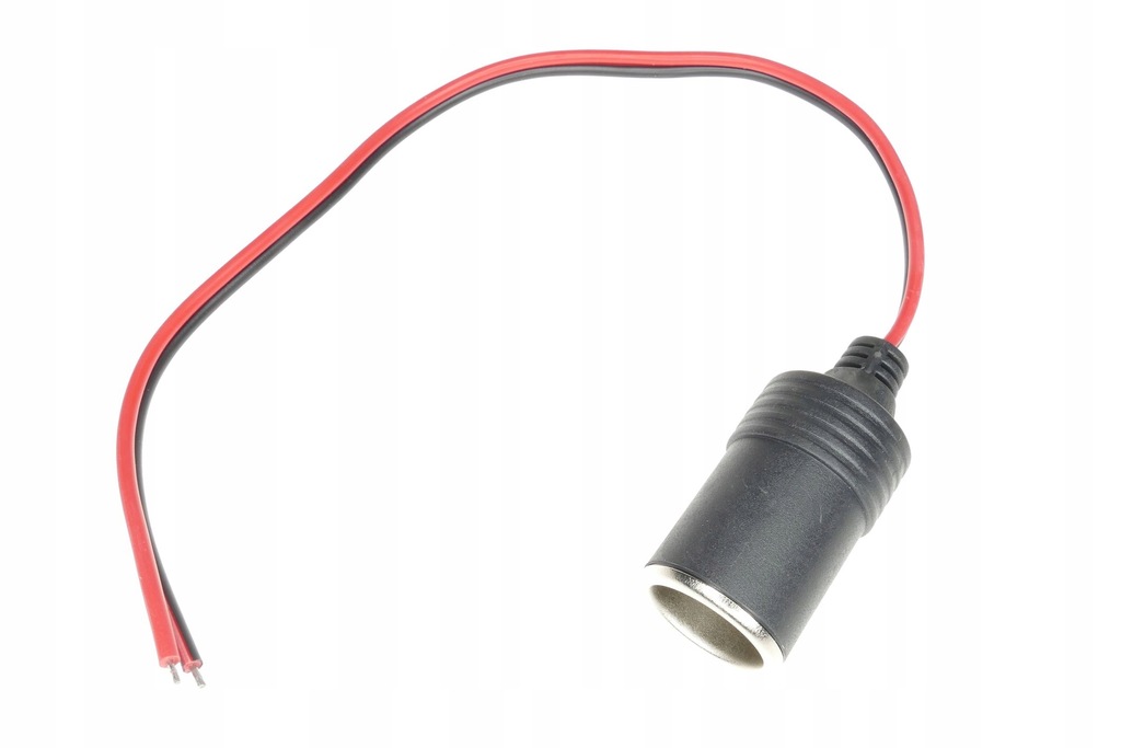 GNIAZDO ZAPALNICZKI SAMOCHODOWEJ Z PRZEWODEM 30CM - 9788187271 - oficjalne archiwum Allegro