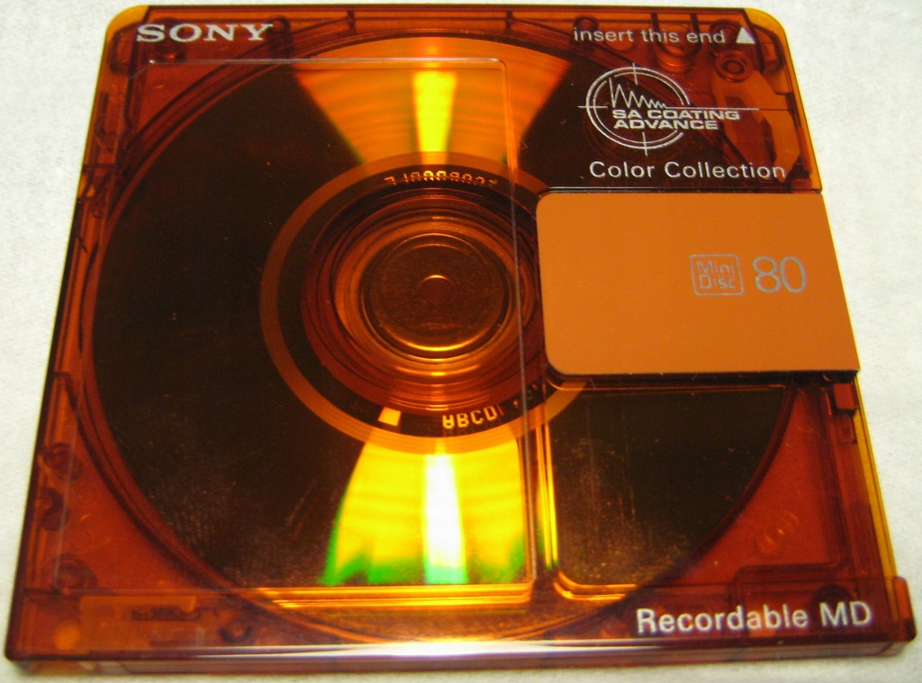 MiniDisc 80 min. + Jevel Case pudełko otwierane - 11976469505 ...